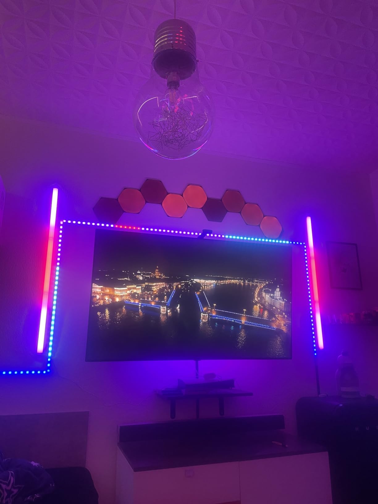 Govee Glide LED Wandleuchten, RGBIC Wandleuchten, Funktioniert mit ...