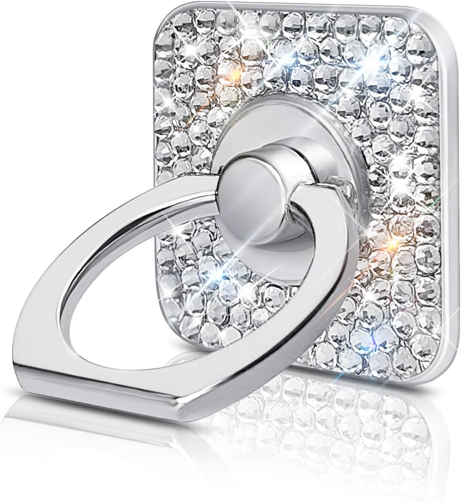 Amazon.com: Erolagomat Bling Crystal Rhinestone Cell Phone Ring Holder ...