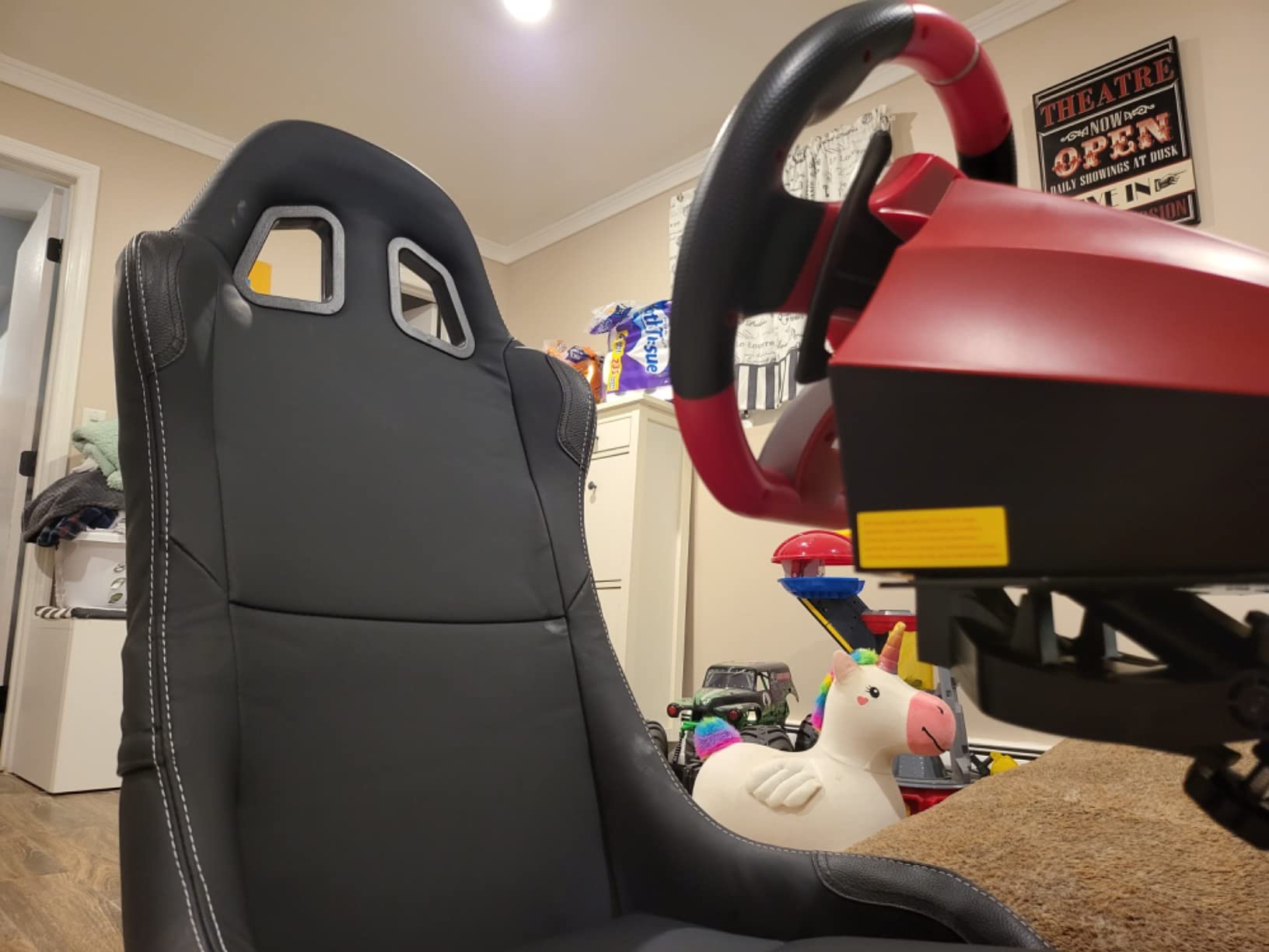 $46/mo - Finance Dshot Racing Wheel Stand with seat Driving Seat Racing ...