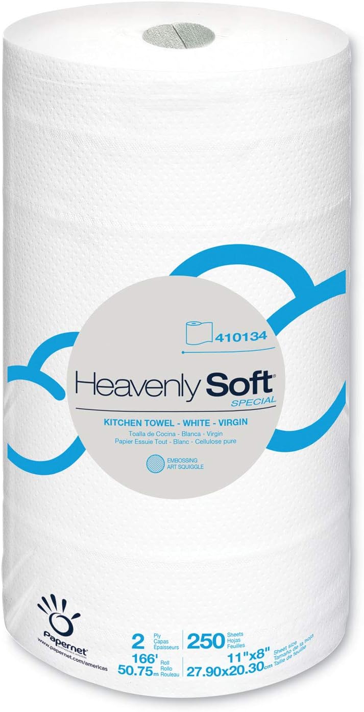 Amazon.com: Papernet 410339 DissolveTech Paper Towel, 9 1/2-Inch x 9 1/ ...