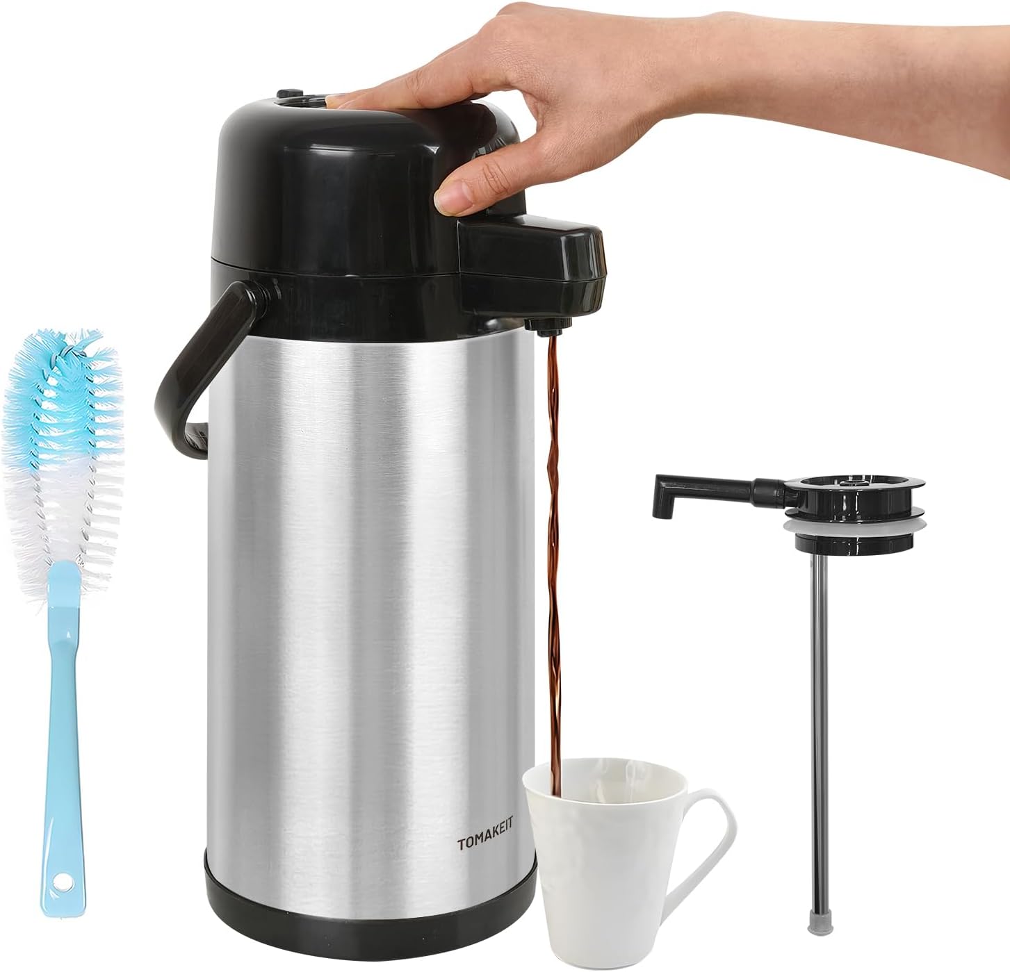 Amazon.com: BUNN 32130.0000 3.0-Liter Lever-Action Airpot, Stainless ...