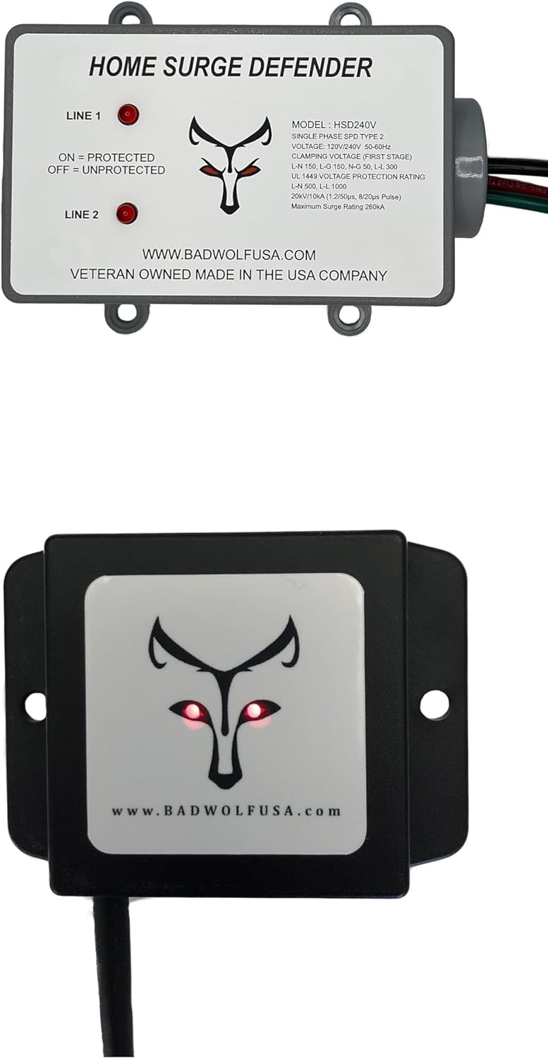 Amazon.com: 240VAC Whole House EMP Surge Protector and 12VDC Vehicle ...