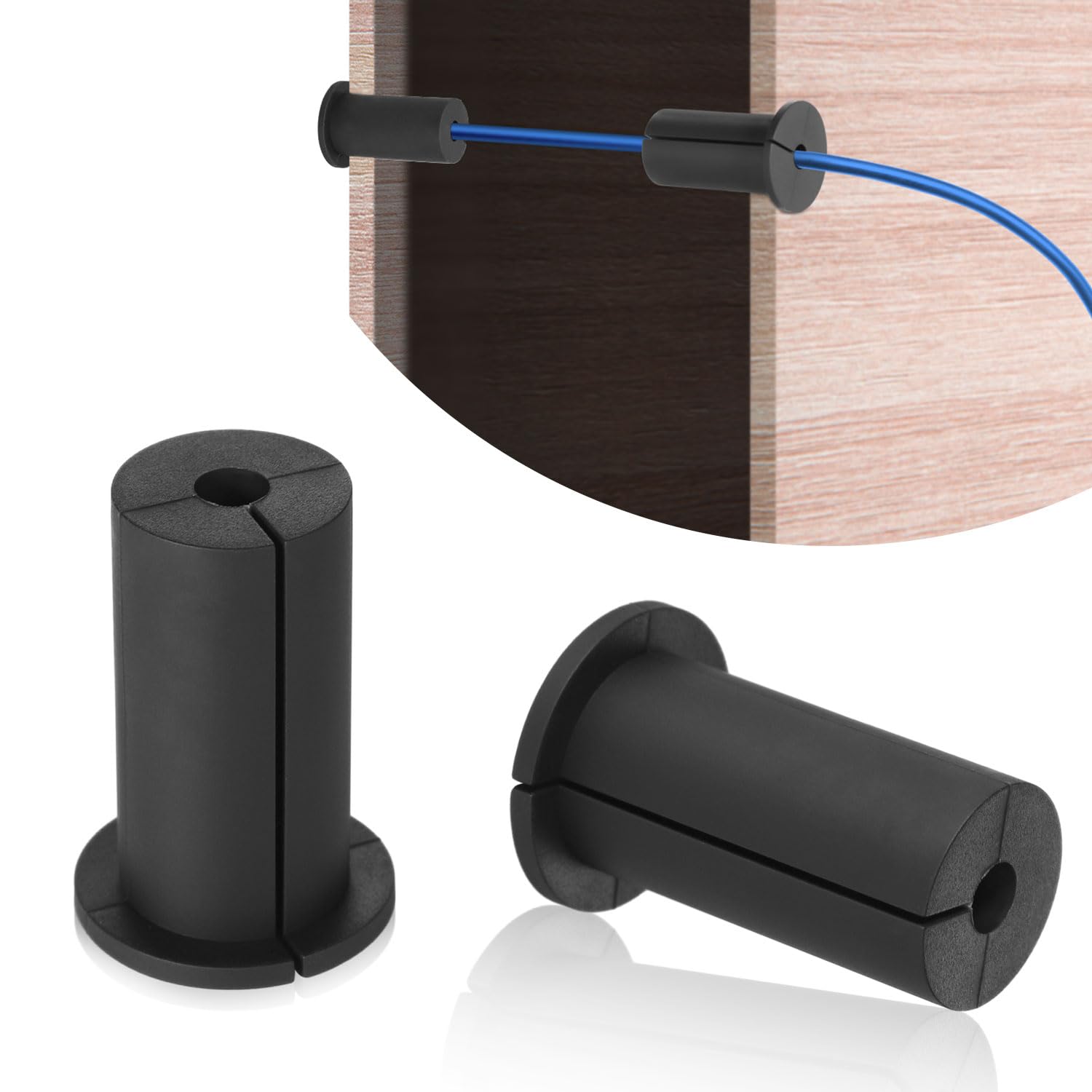 2pcs Cable Routing Kit for Starlink 1 Inch Wall Hole, Silicone Cable ...