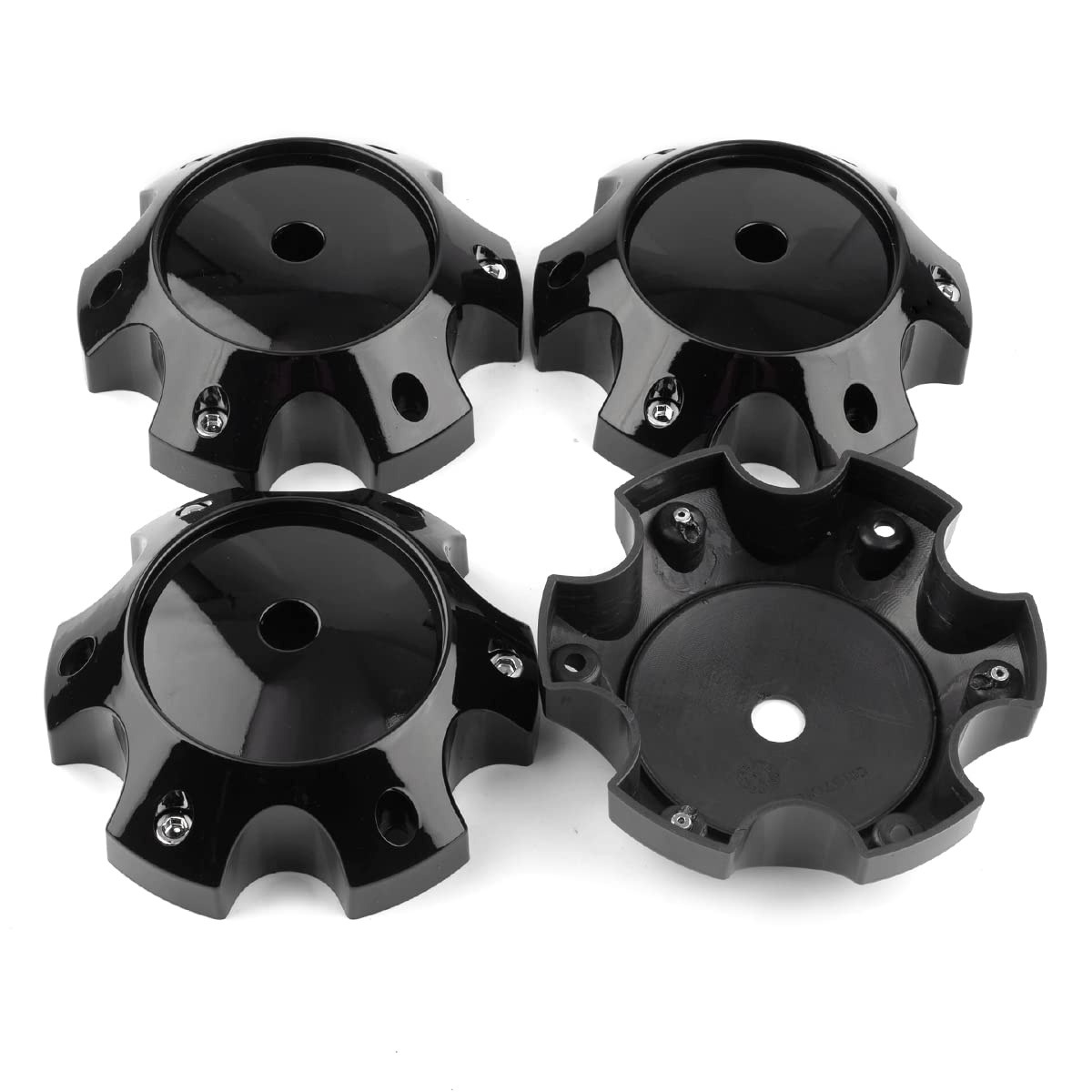 Amazon.com: GTownWorks 140mm 5.51in Wheel Center Caps for Metal Wheel ...