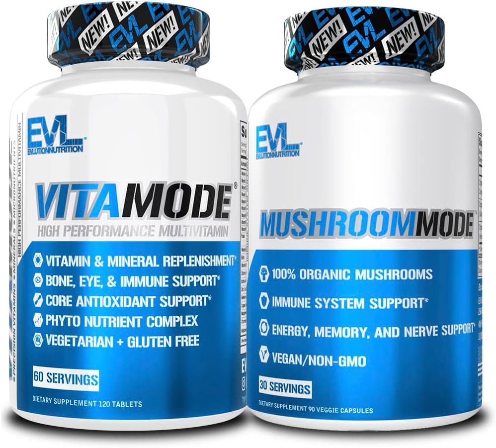 Amazon.com: Evlution Men's Multivitamin and Mushroom Complex ...