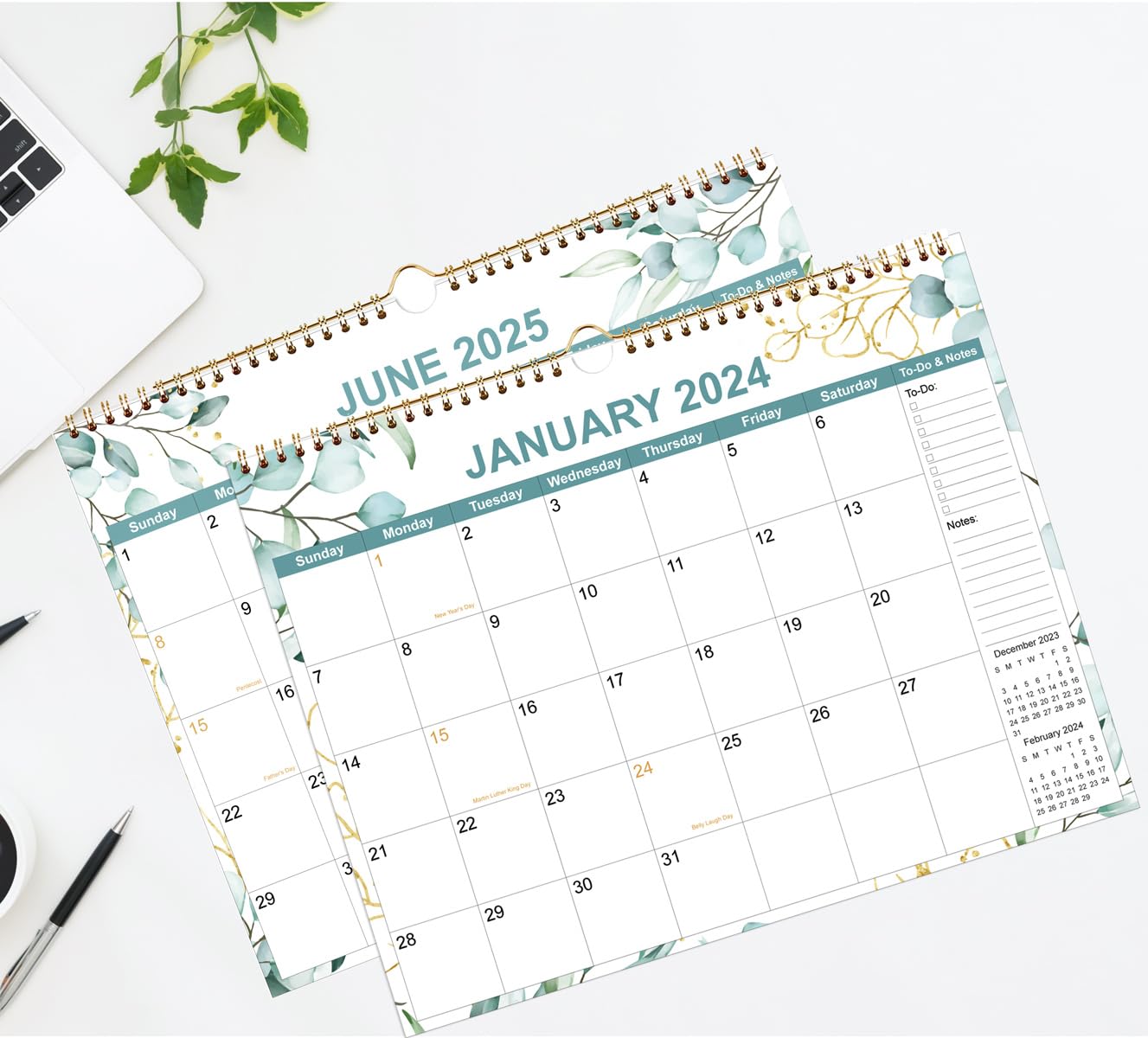 Snapklik.com : 2024-2025 Wall Calendar - Calendar 2024-2025 From January 2024 - June 2025, 18 ...