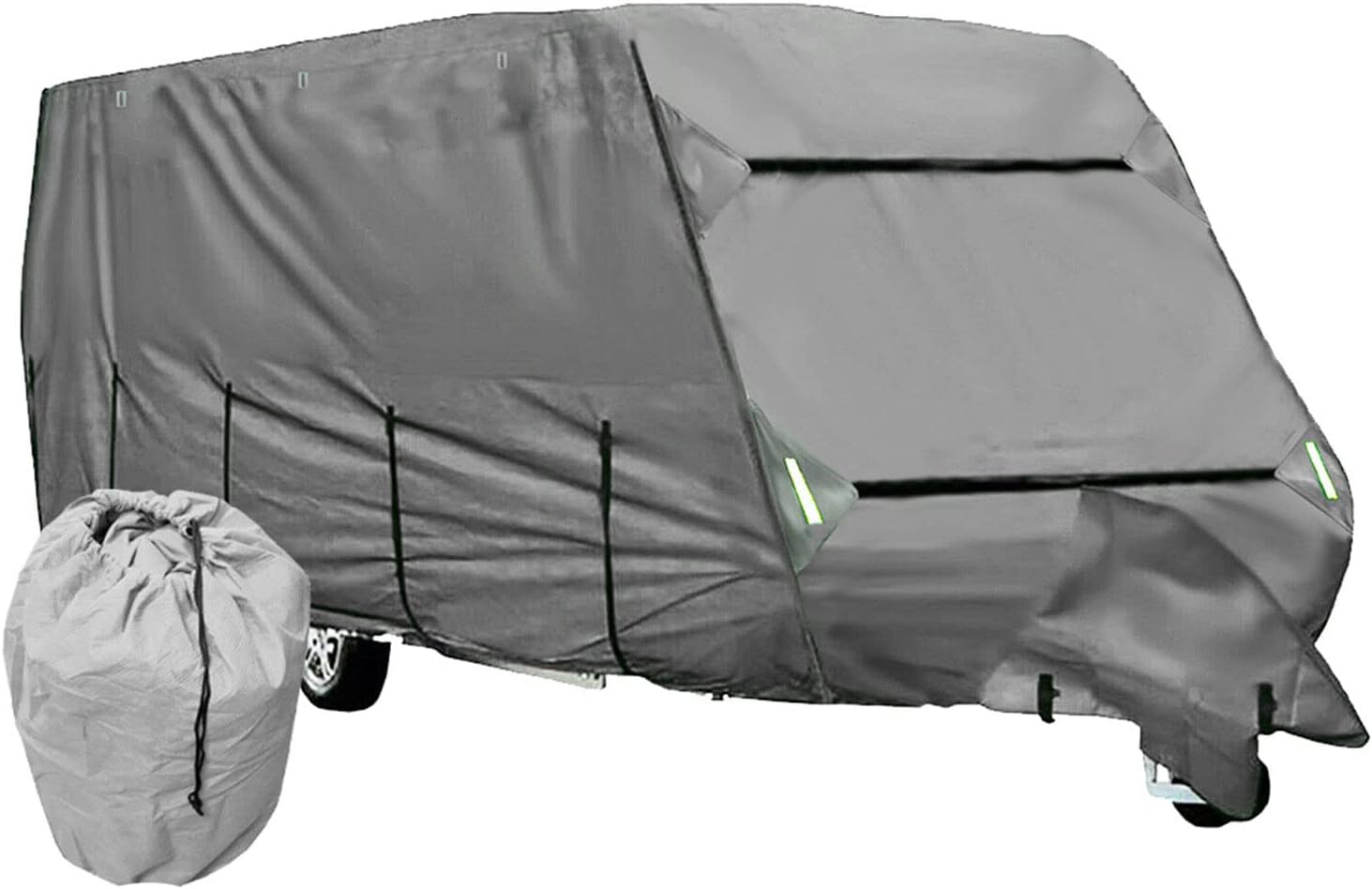 Andes Grey 23-25FT Heavy Duty Deluxe Breathable Waterproof Caravan ...