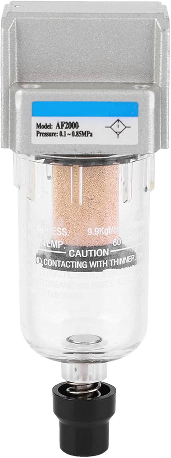 Air Line Water Separator, G1/4 Particulate Filter Water Trap Compressor ...