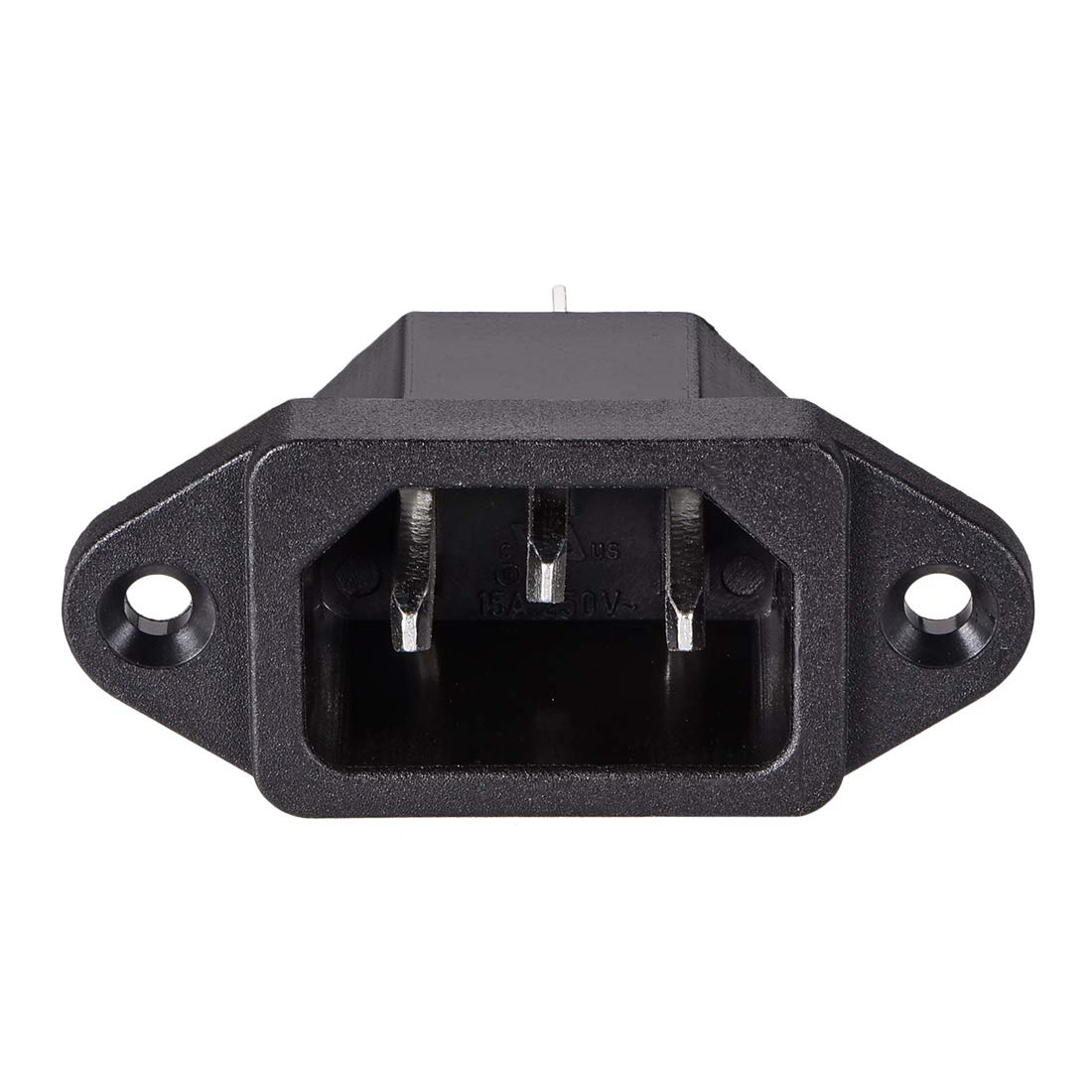 Amazon.com: uxcell C14 Panel Mount Plug Adapter AC 250V 10A /5A 3 Pins ...