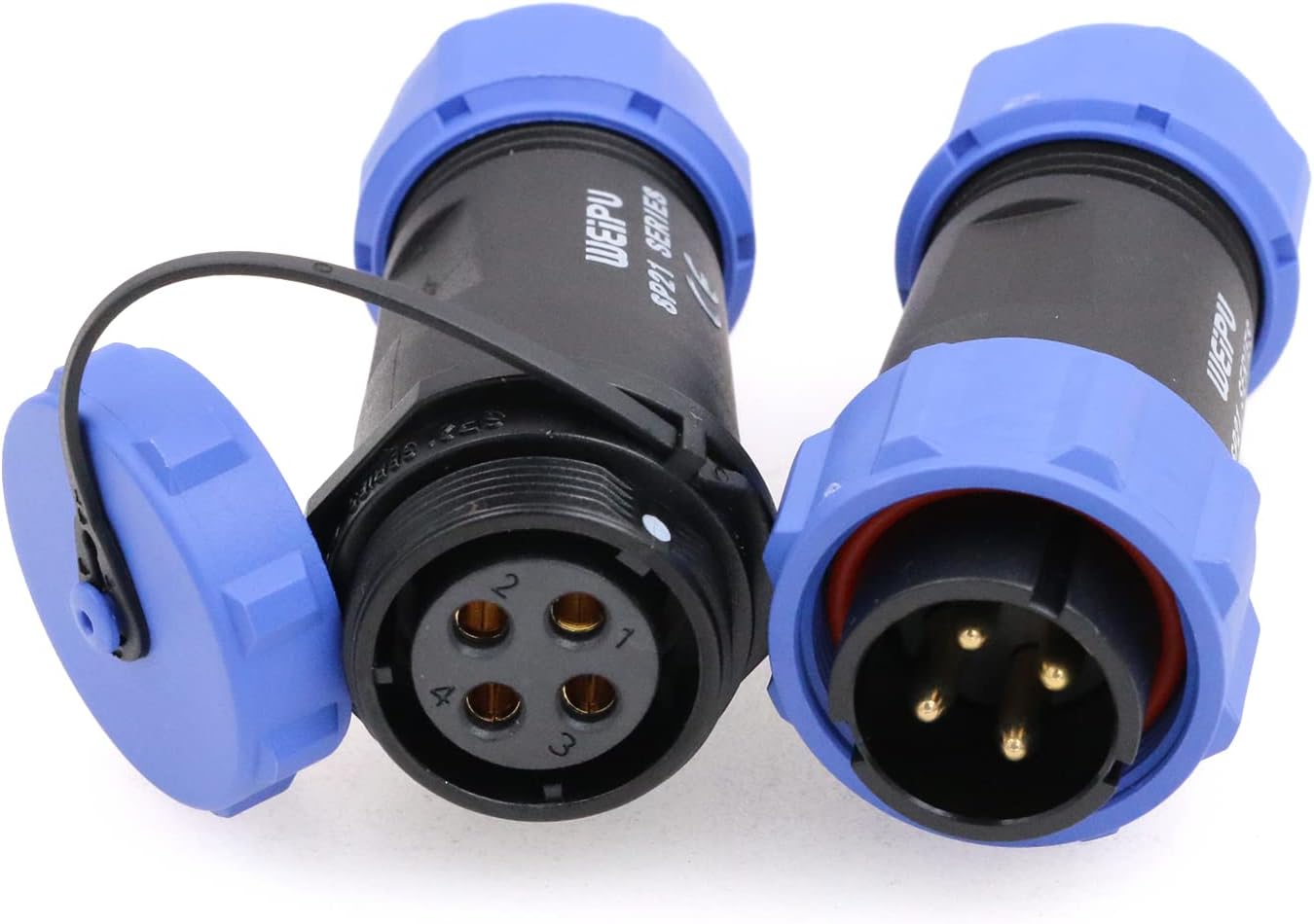 Eonvic Weipu SP21 2-12 Pin Male Waterproof Connector Plug Female Socket ...