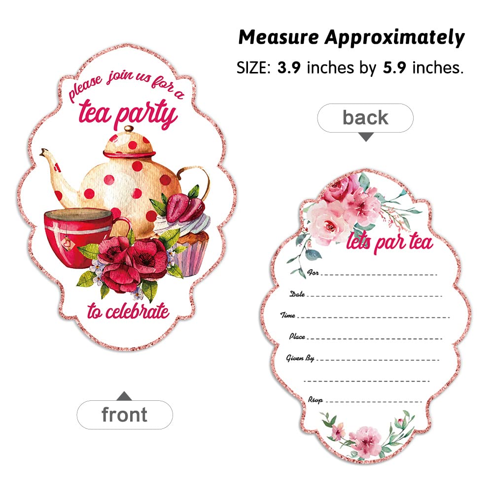 Free Printable Tea Party Invitation Templates