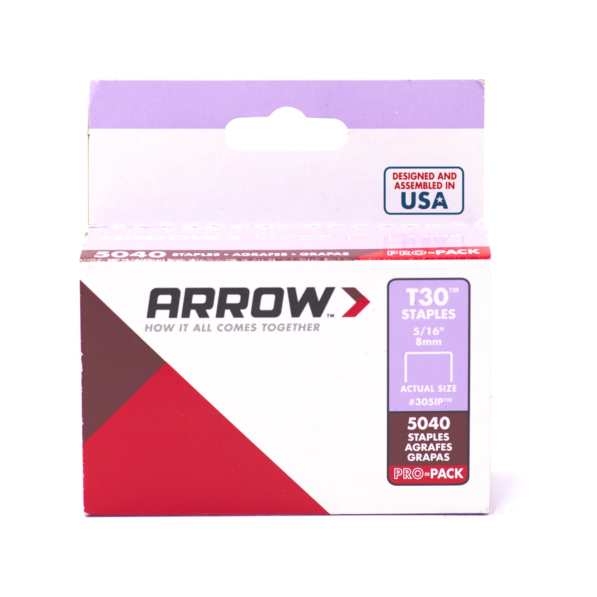 Arrow Fastener 305IP 5/16-Inch Genuine T30/T32 Staples, 5,000-Pack ...