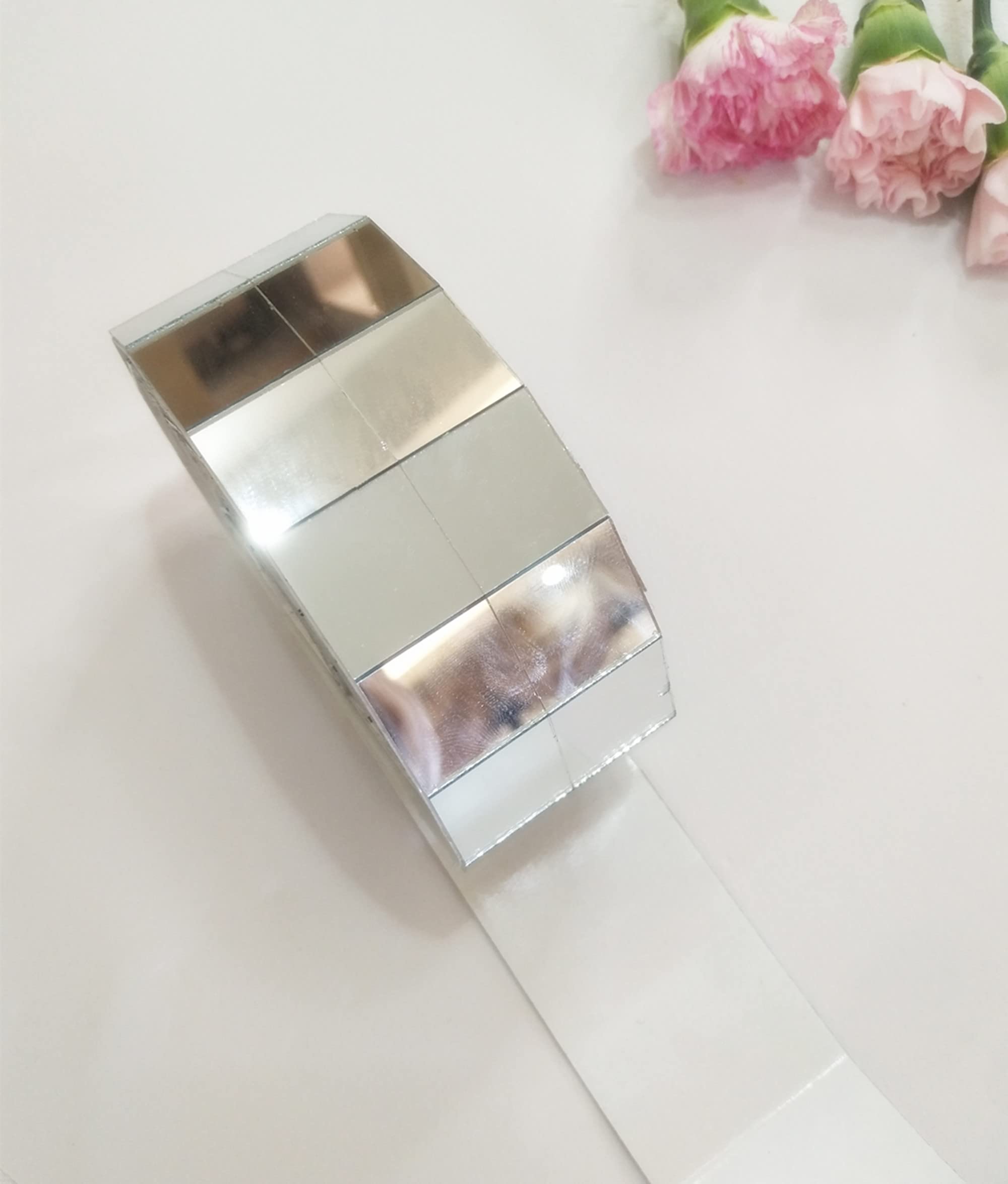 Snapklik.com : 250PCS Of 3/4 Glass Mirror Roll Tiles For Crafts, 2CM ...