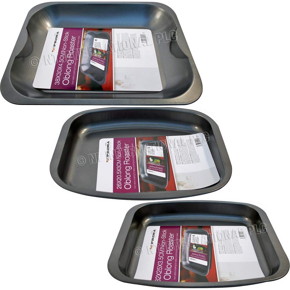 Non Stick Baking PAN Tray Roasting Kitchen Roaster Bake TIN Oven Dish ...