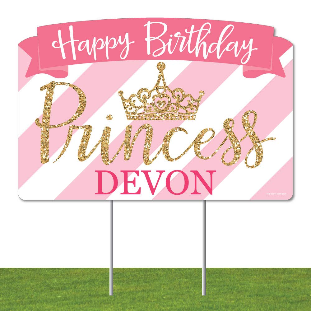 Princess Birthday Signs