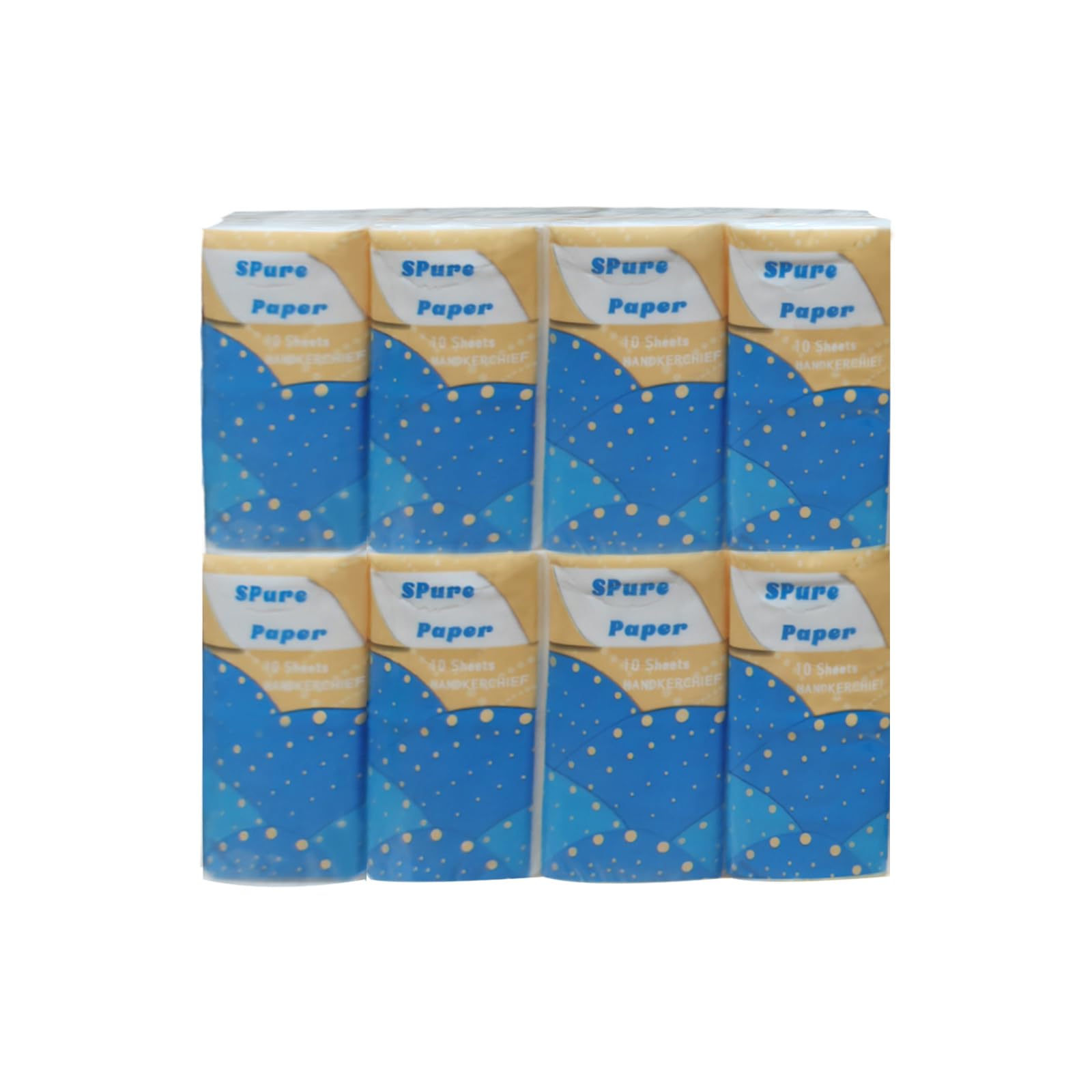 Amazon.com: 4Ply 24 Packs Tissues Travel Size,10 Sheets Travel Tissues ...