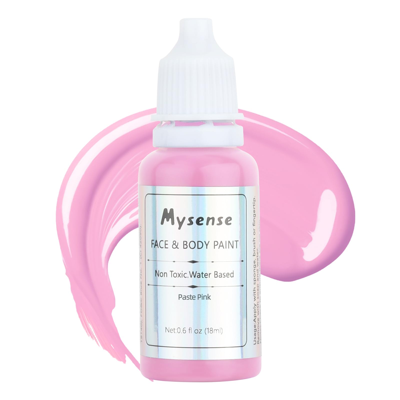 Amazon.com : Mysense Pastel Pink Face Body Paint,Water Based Washable ...