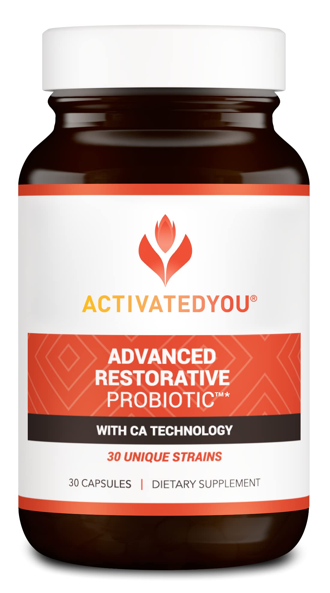 Buy ActivatedYou Advanced Restorative Probiotic, 30 Strain Digestive ...