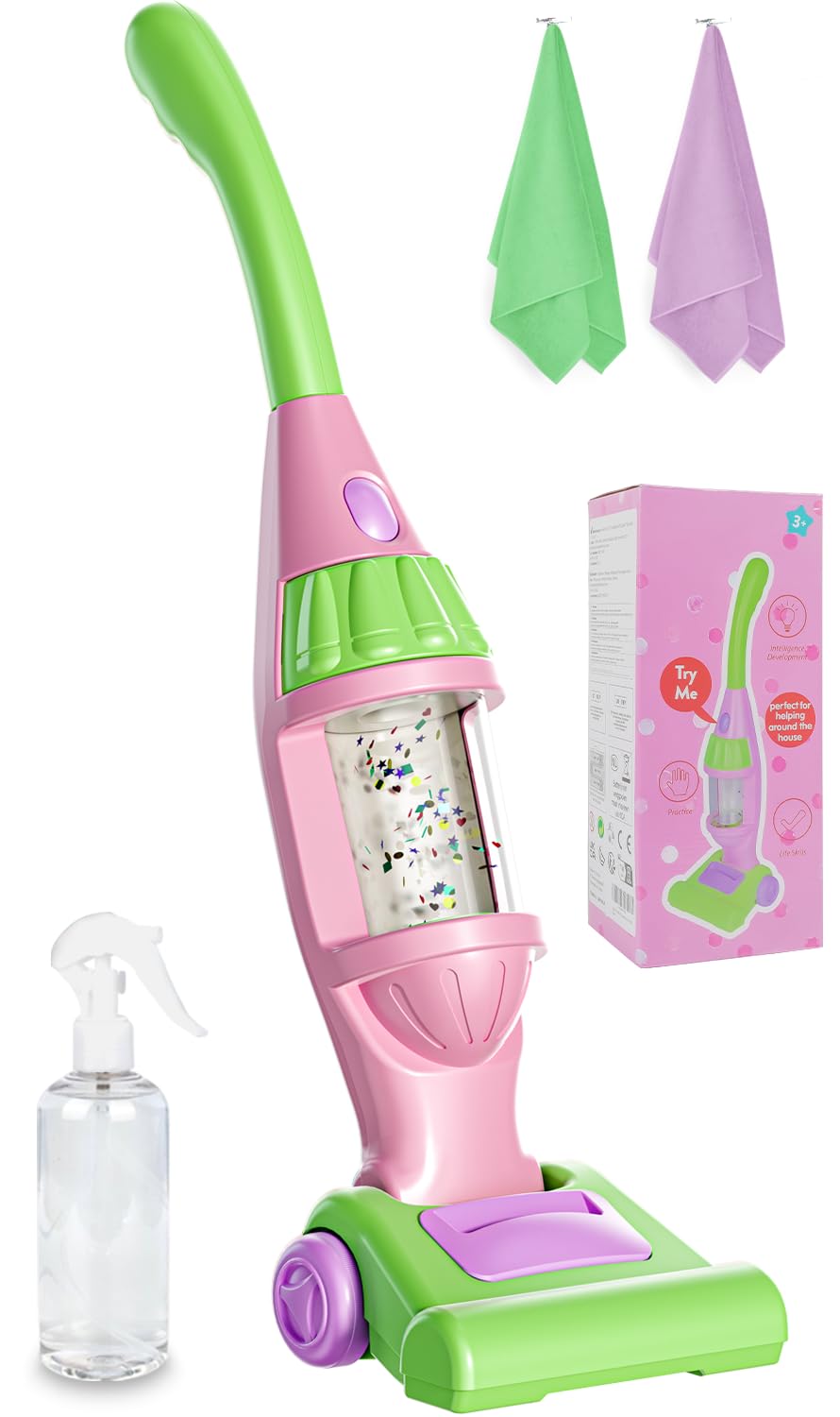 Toy Hoover Toy Vacuum For Toddlers Cordless Vacuum Cleaner Set Kids ...