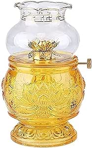 Amazon.com: Oil Lamp Lantern Crystal Oil Lamp for Indoor Use Buddha ...