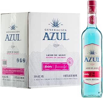 GENERACION AZUL Caja Licor de Agave Generación Azul Blueberry 960 Ml ...