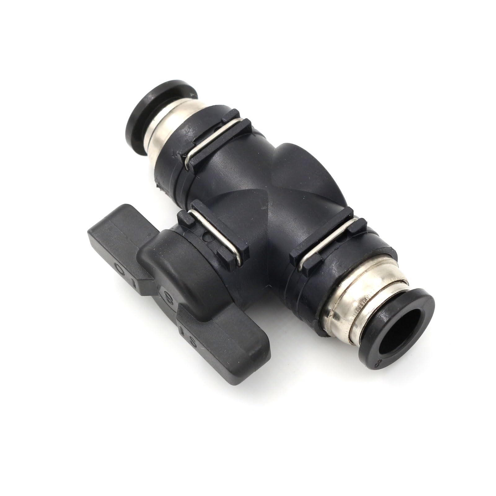 Snapklik.com : 4mm Push To Connect Ball Valve Union Air Flow Control ...