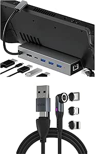 Amazon.com: Statik UltraHub 61 100W USB C Docking Station & Magnetic ...