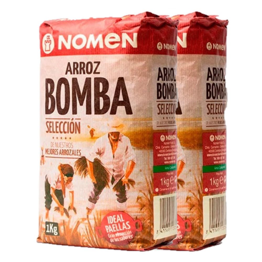 Amazon.com : Nomen Bomba Rice, Premium 1 kg (2.2 lb) Bag | Ideal for ...