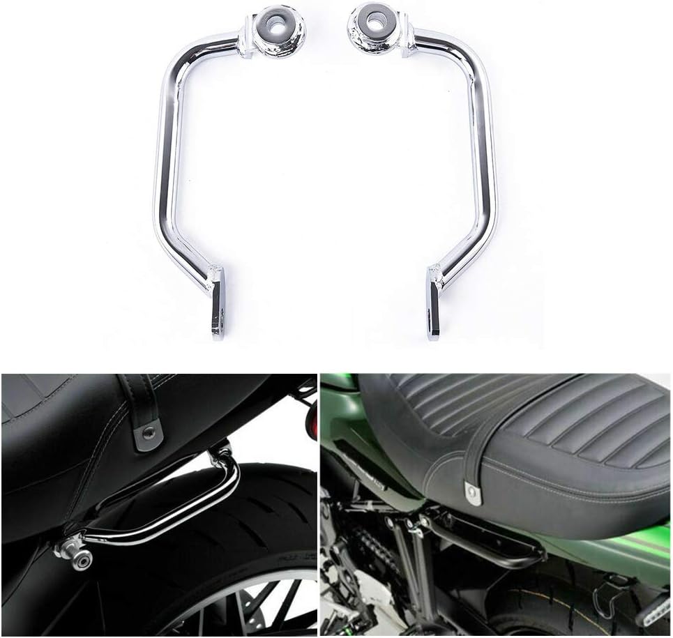 Amazon.com: Motorcycle Steel Rear Pillion Passenger Grab Bar Seat Side ...