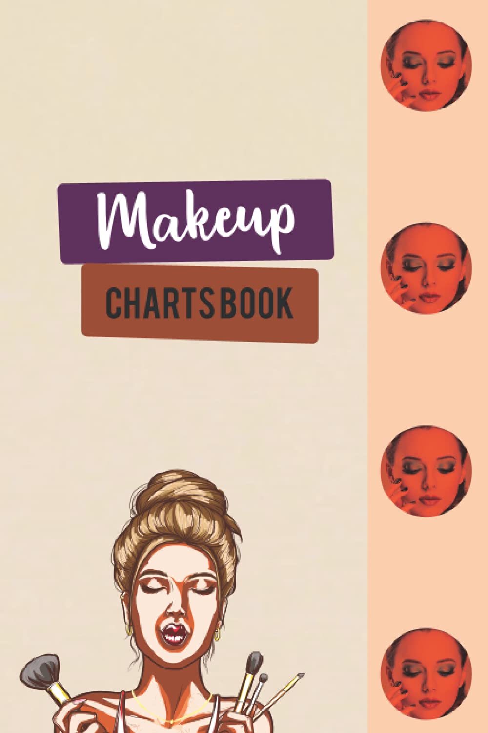 Buy Makeup Charts Book: Makeup Practice Sheets and Face Chart Book ...
