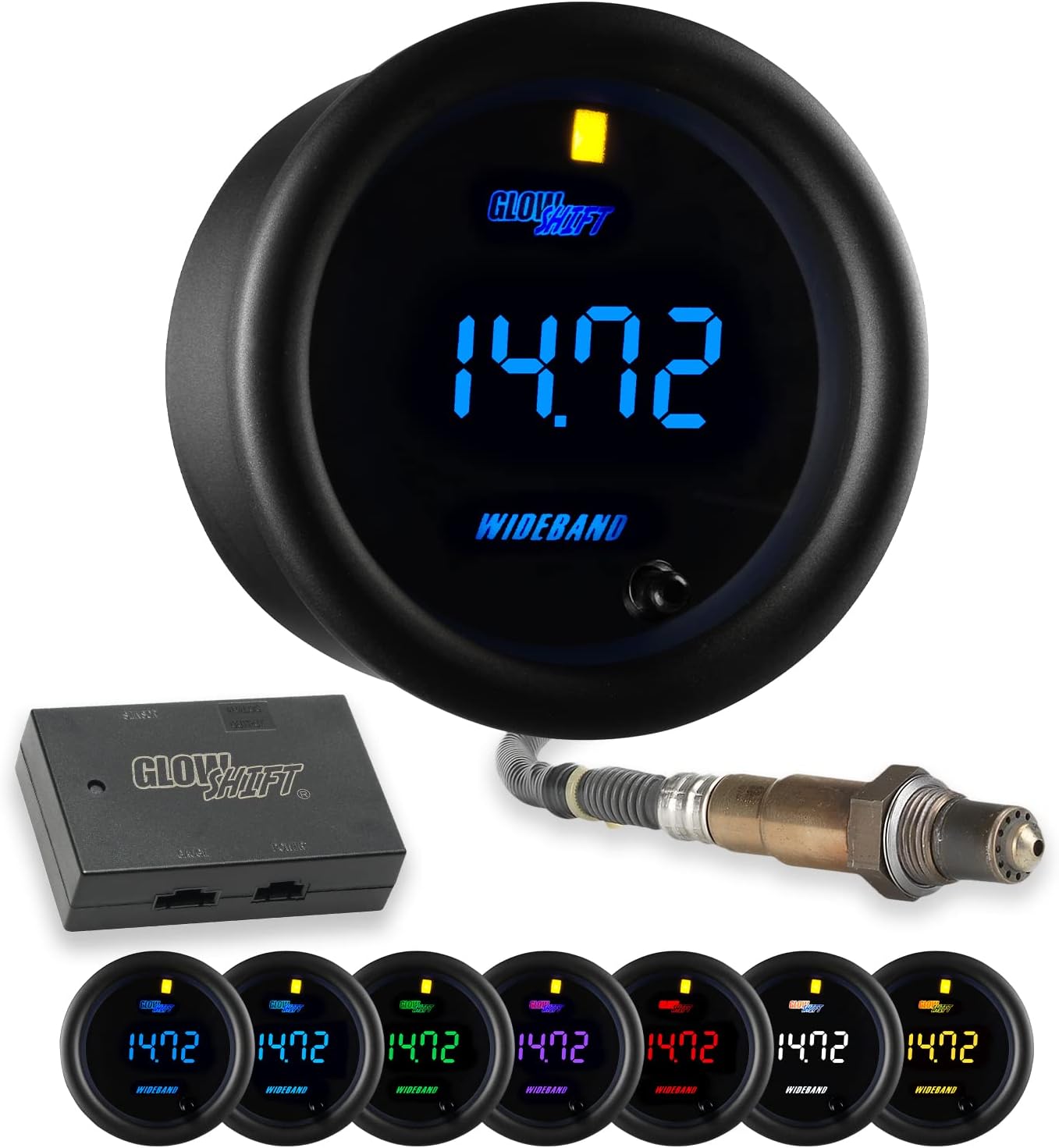 Amazon.com: ARTILAURA 2-1/16" 52mm LED Digital Air/Fuel Ratio Gauge ...
