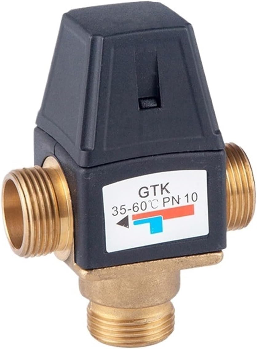3 Way Brass Male Thread Thermostatic Mixing Valve DN20 Solar Water ...