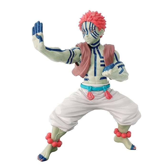 Buy Demon Slayer Figure Kimetsu no Yaiba Figurine Anime Akaza Statue ...