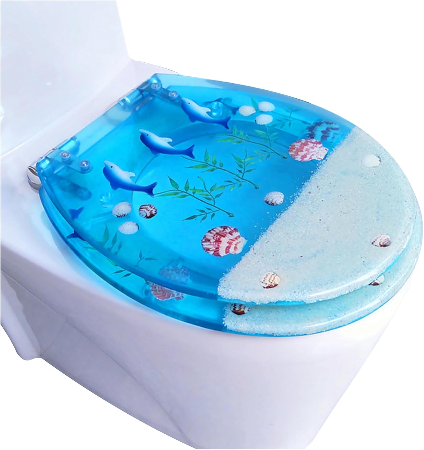Toilet Seats for Standard Toilets, Home Slow Close Toilet Seats with ...