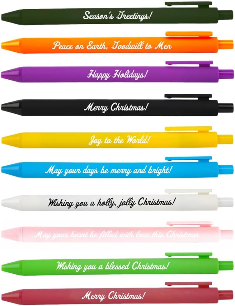 Amazon.com : Nuanchu 100 Pcs Funny Pens Set for Adults Colored Funny ...