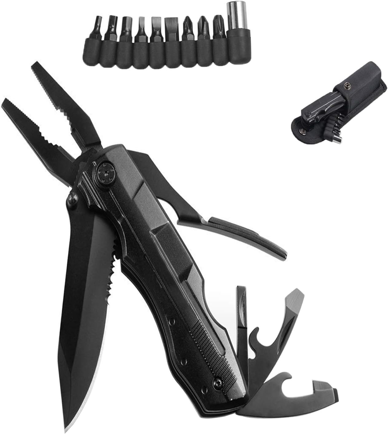 Multitool Pocket Knife FUSE 10-in-1 Multipurpose Tool with Folding ...