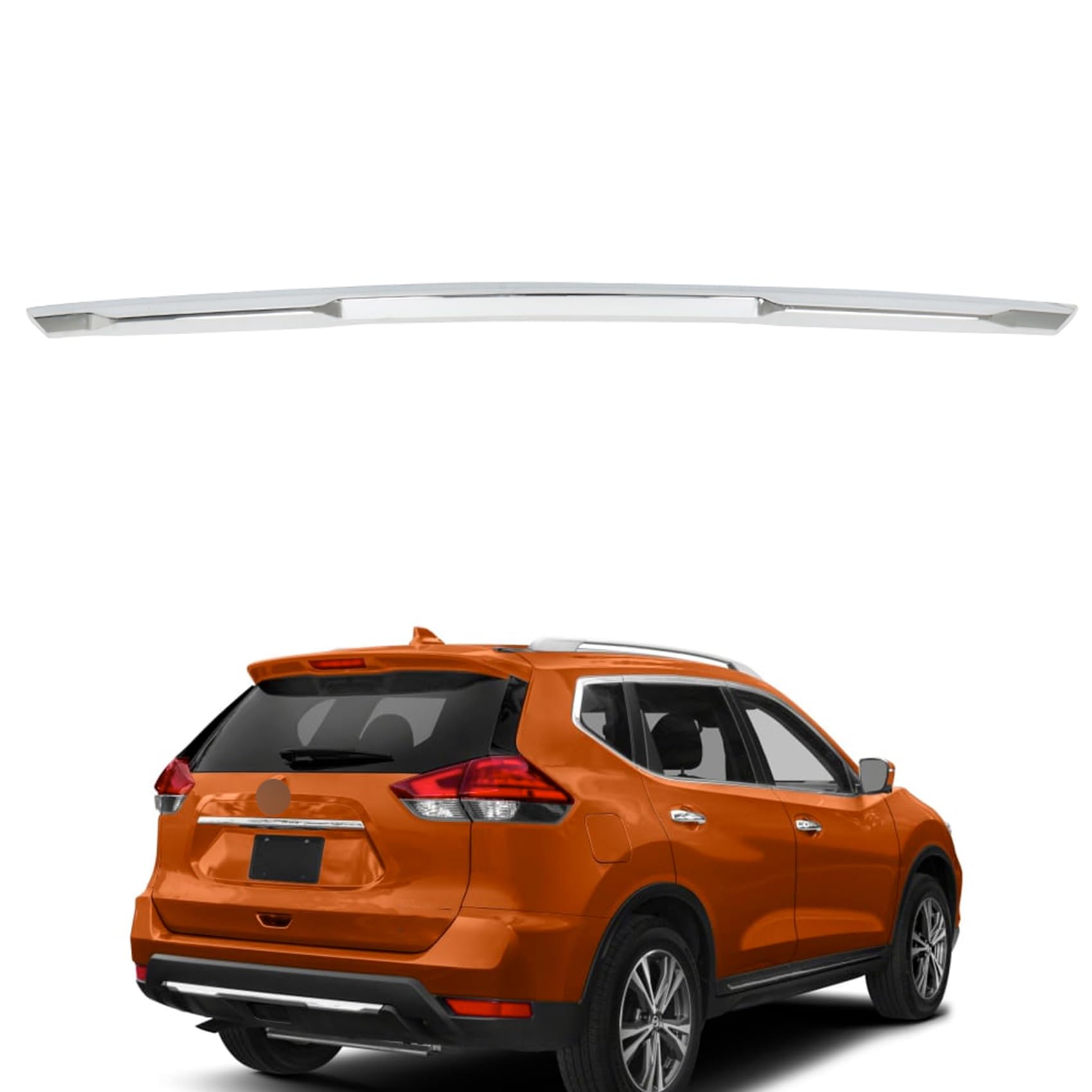 Amazon.com: labwork Rear Bumper Lower Trim Molding Chrome Replacement ...