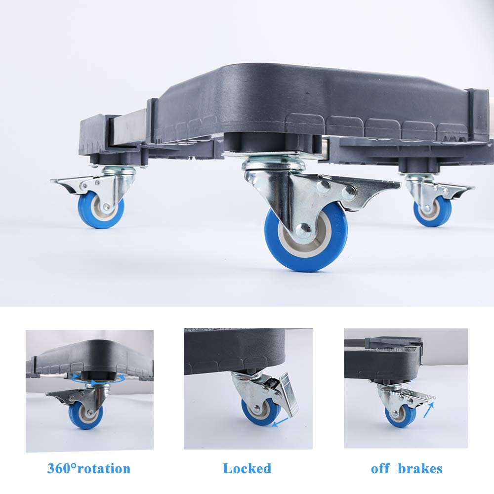 Washing Machine Stand with 4 Swivel Wheels Feet - Adjustable Washer ...