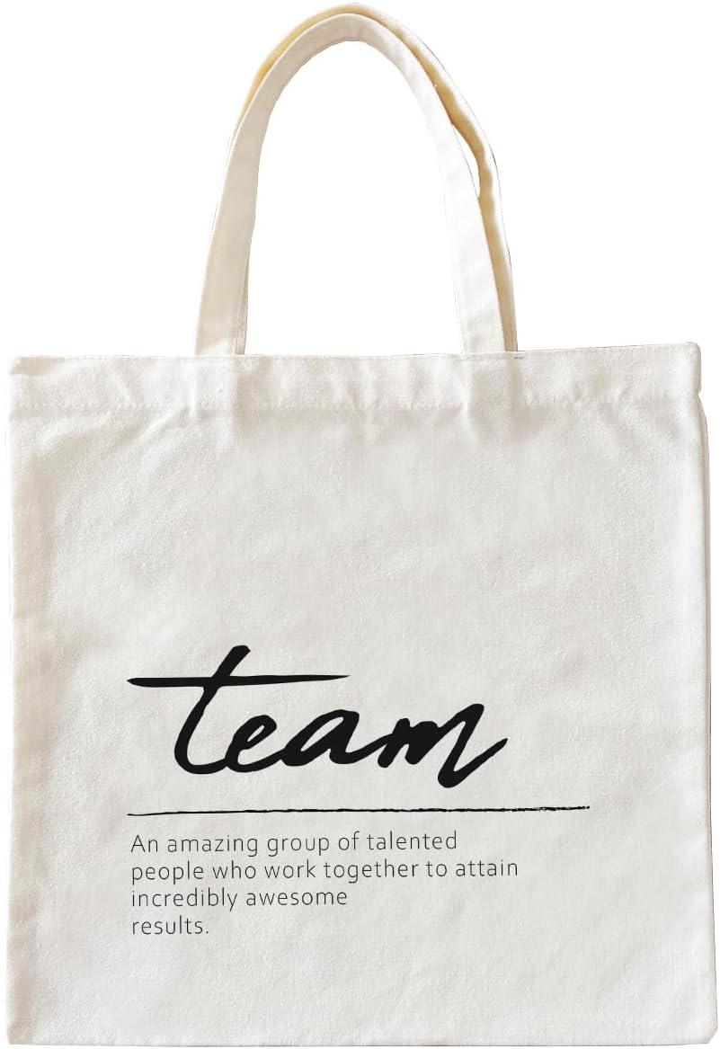 Amazon.com - Zeghk Team Gifts Canvas Tote Bag, Gifts for Employees ...