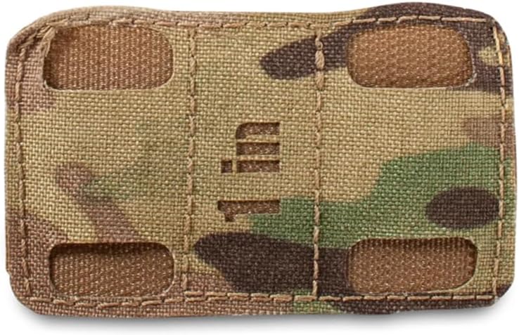 Helmet Headlamp Molle Mount Hook and Loop Fastener Patch Black Headlamp ...