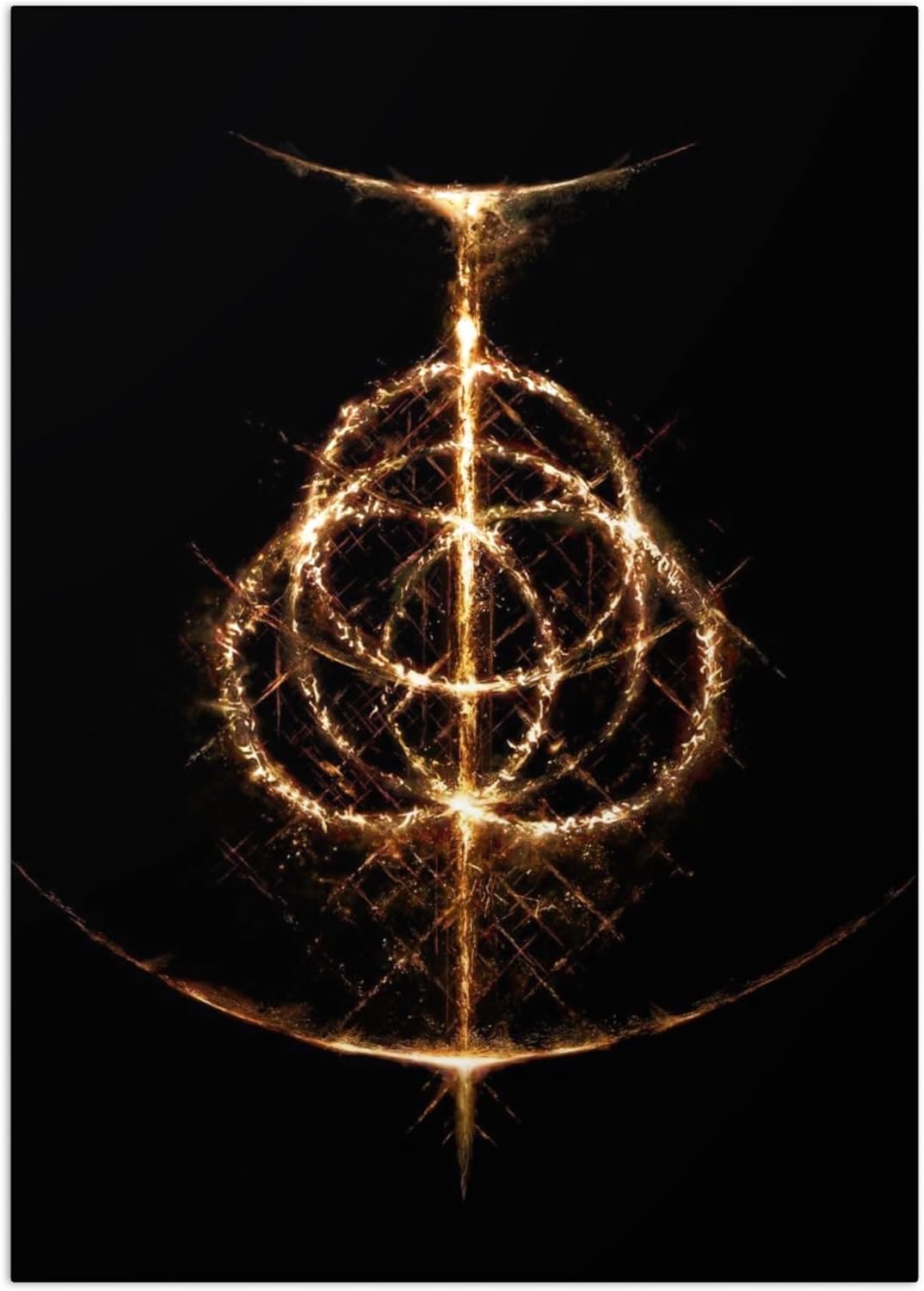 Amazon.com: Displate Elden Ring Metal Poster Elden Ring Dekoration ...