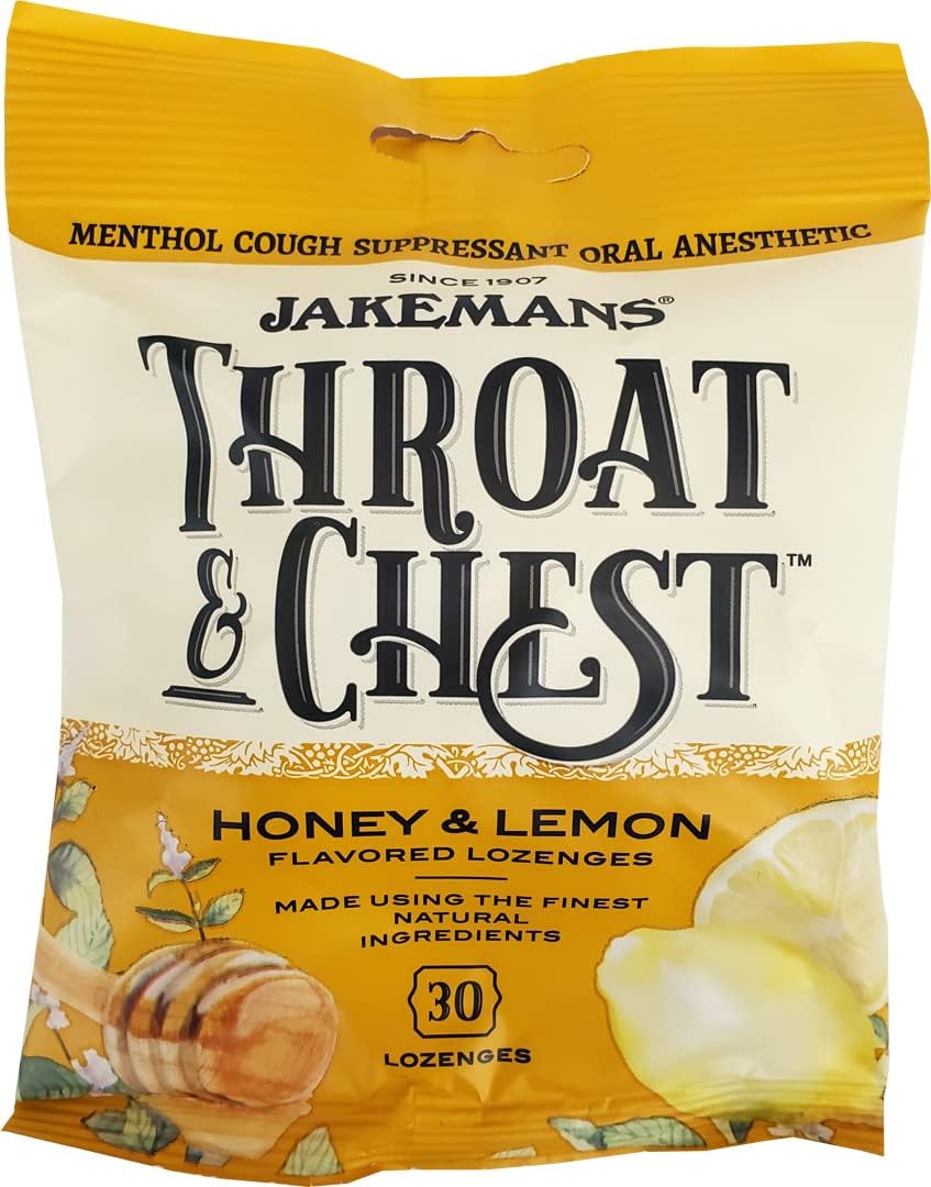 Amazon.com: Jakemans Honey and Lemon Throat & Chest Lozenges Cough ...