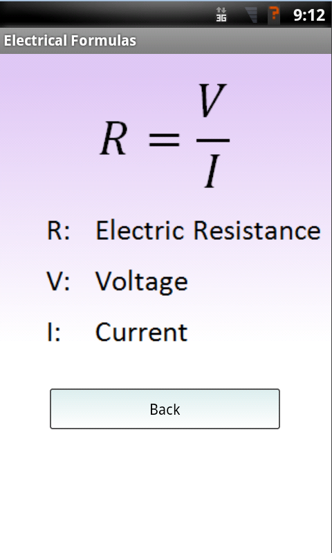 Electrical Formulas - App on the Amazon Appstore