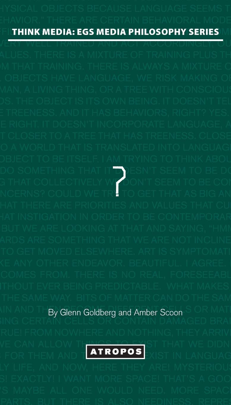 Question Mark: Goldberg, Glenn, Scoon, Amber: 9781940813769: Amazon.com ...