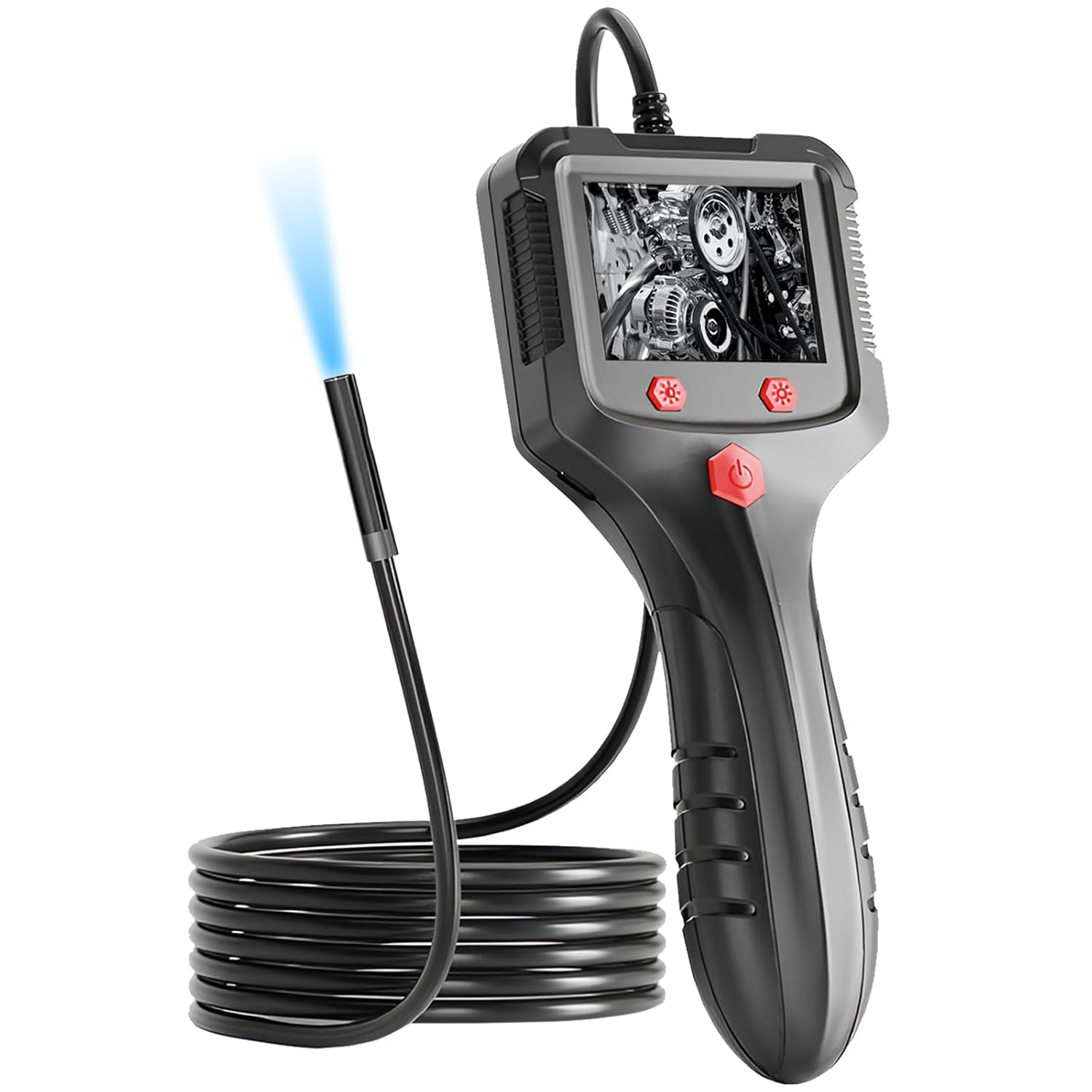 1080P HD Borescope Inspection Camera, 7.9mm Portable Snake Camera, 2.4 ...
