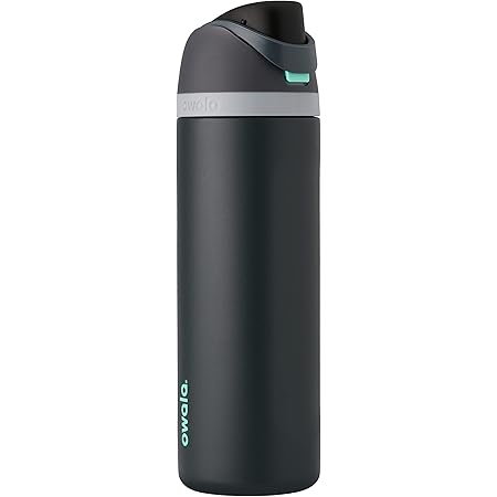 Owala FreeSip - Botella de agua aislada de acero inoxidable con popote ...