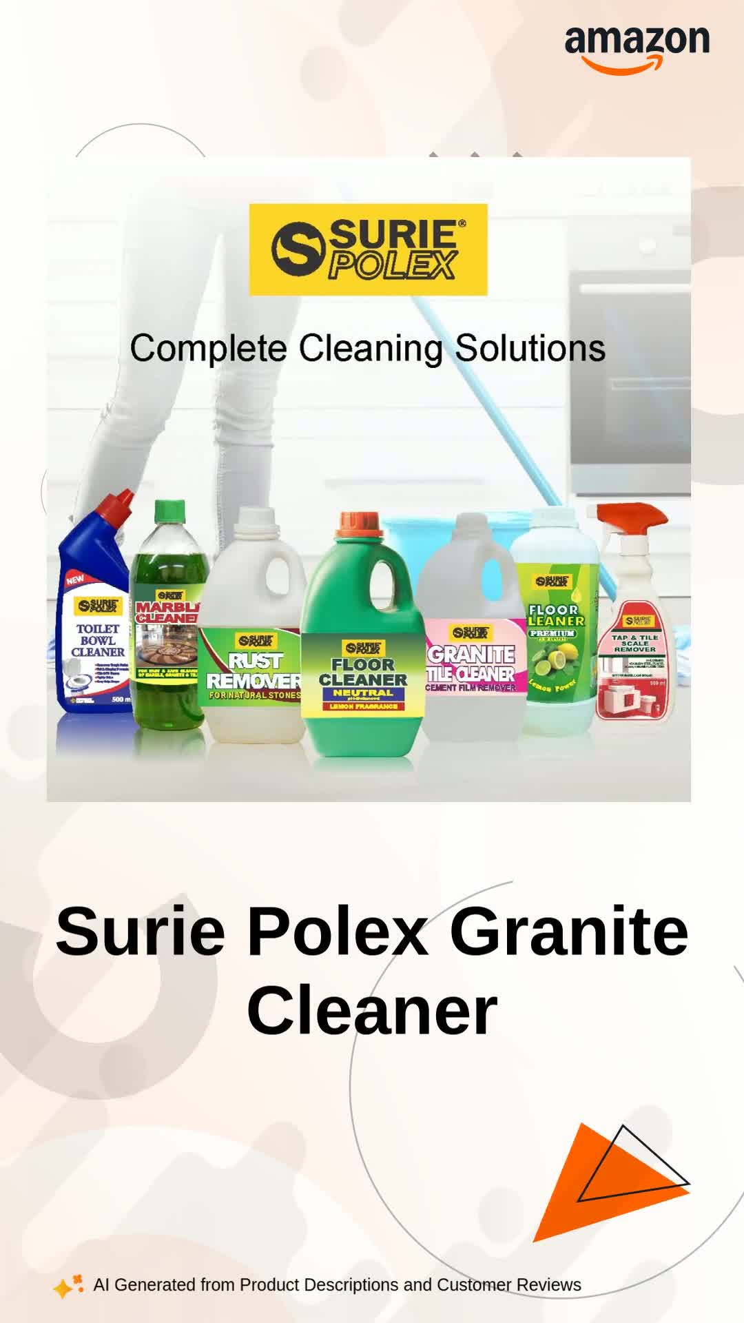 Watch Surie Polex Granite Cleaner on Amazon Live