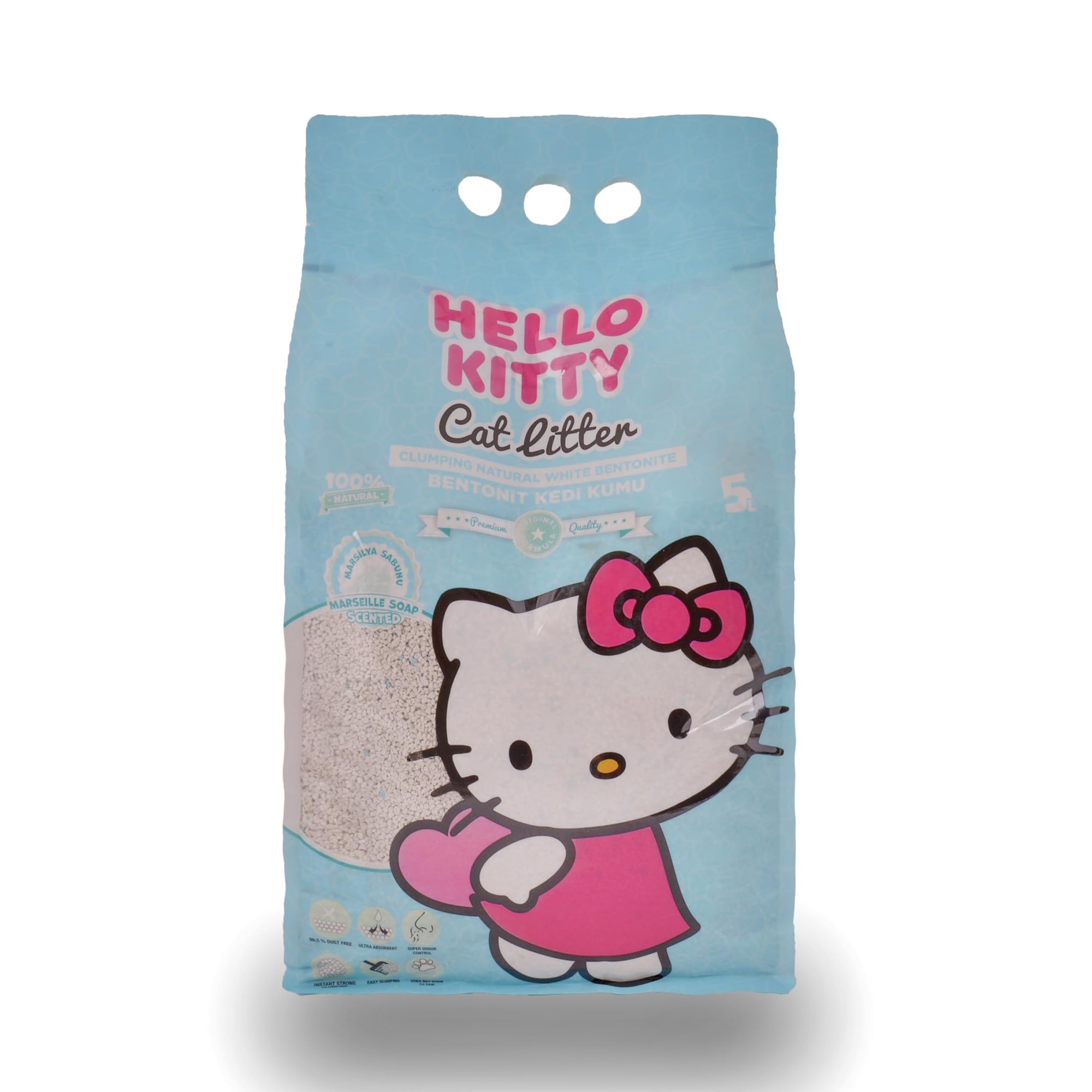 Hello Kitty Bentonite Cat Litter Premium, Marseille Soap - Naturally ...