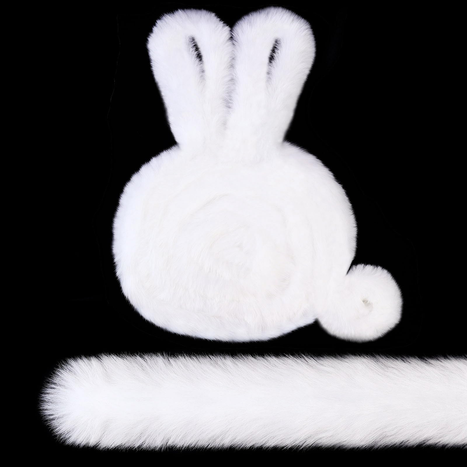 Amazon.com: Christmas White Faux Fur Ribbon Trim Artificial Furry Strip ...