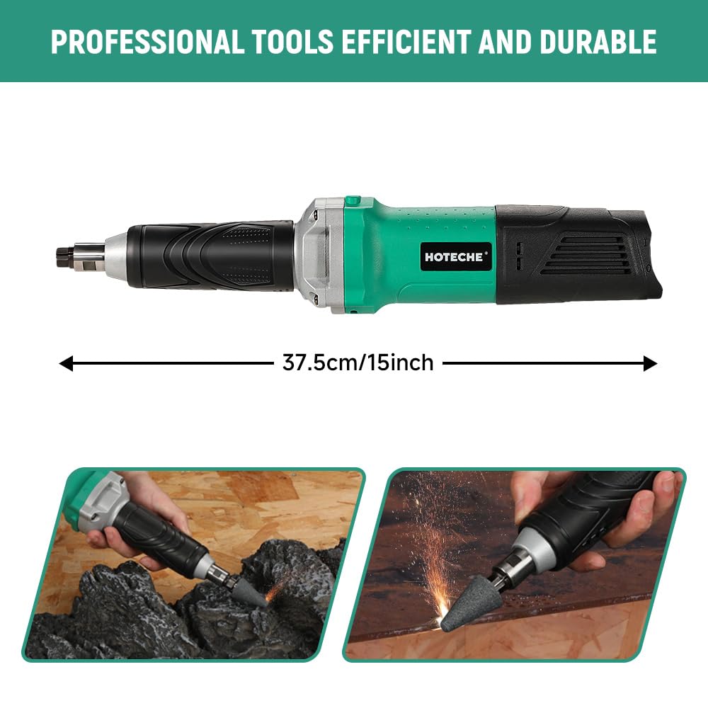 Snapklik.com : Hoteche 1/4-Inch Electric Die Grinder 6-Amp Heavy Duty ...